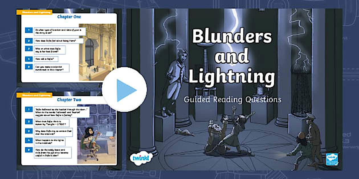 Blunders and Lightning Guided Reading PowerPoint - Twinkl